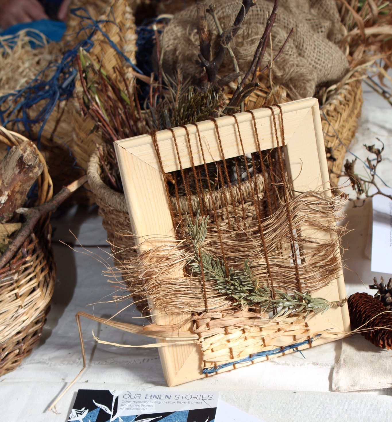 Wild Weaving at Summerhall October 2019 | Linen stories